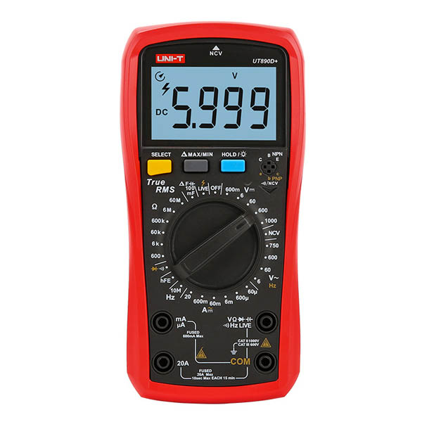 UT890D+ True RMS Digital Multimeter | RAM Electronics website